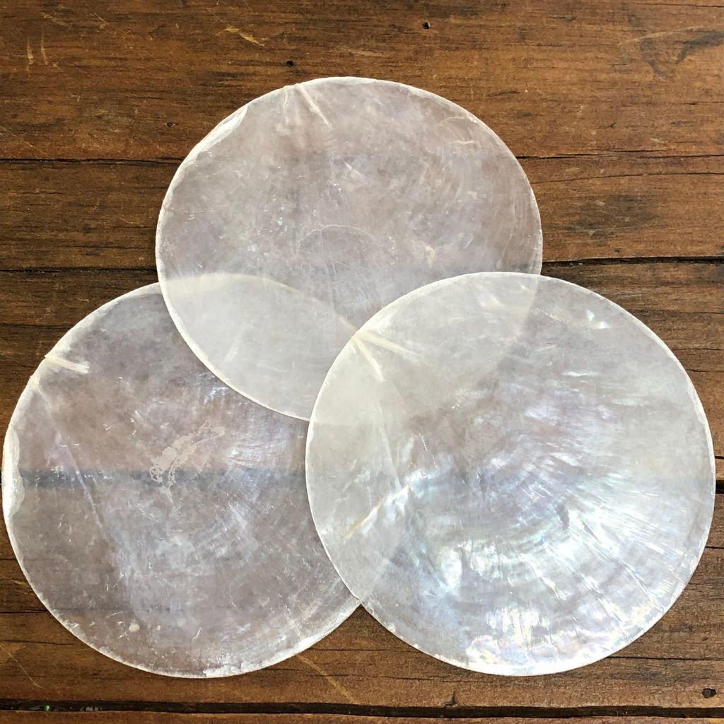 Capiz Shell 50 Pcs for Decorations or project(2.5inch) Please message ...