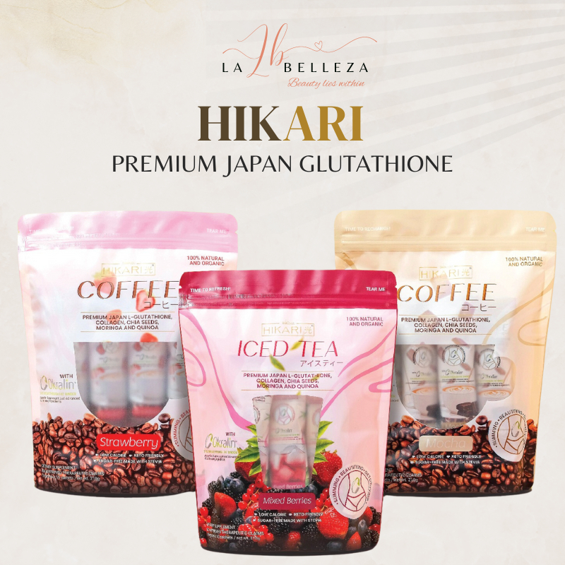 Hikari Glutathione Collagen Drink | Coffee & Iced Tea with Berries ...