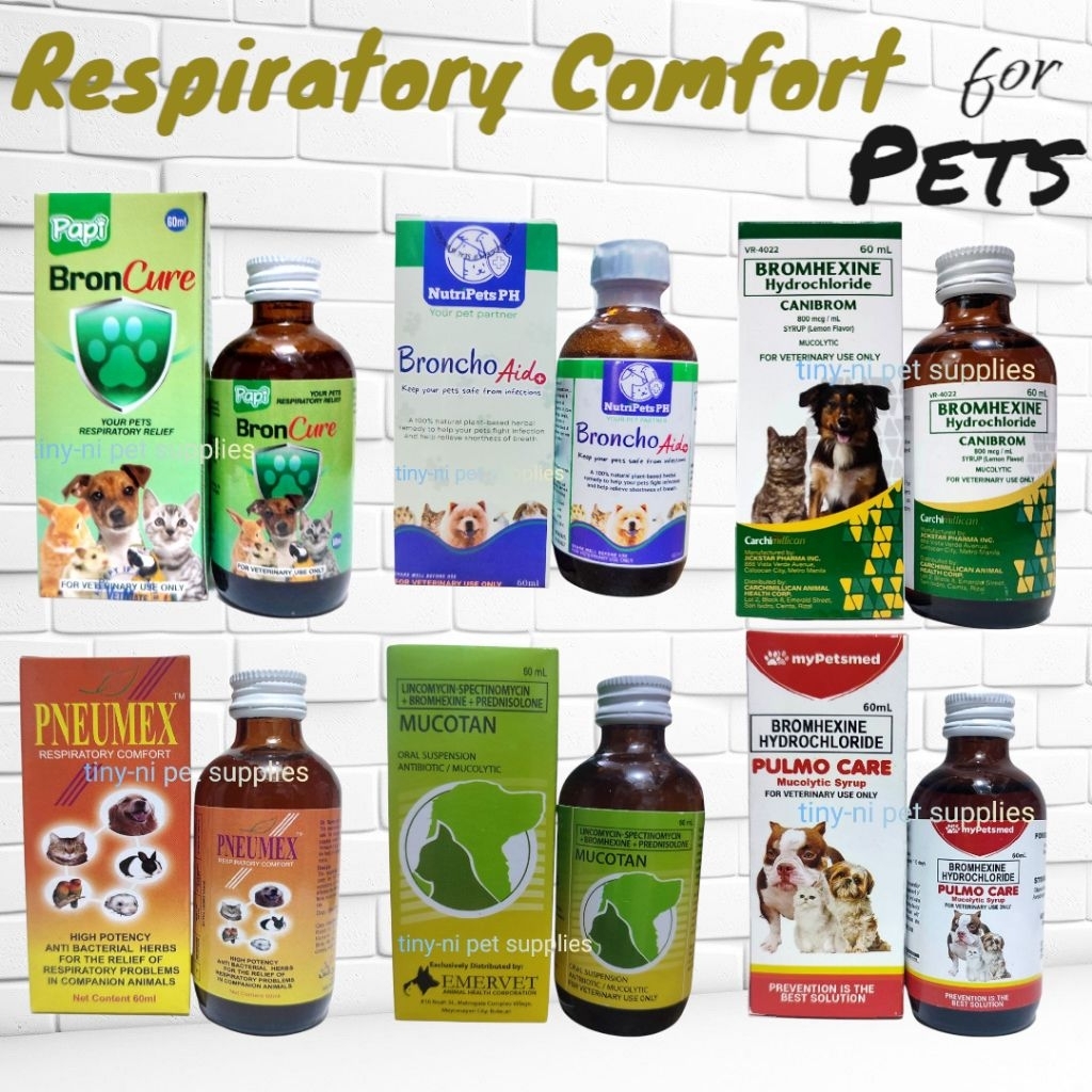 Cough Colds Respiratory Relief for Pet Dogs Cats| Broncure_p PulmoCare ...