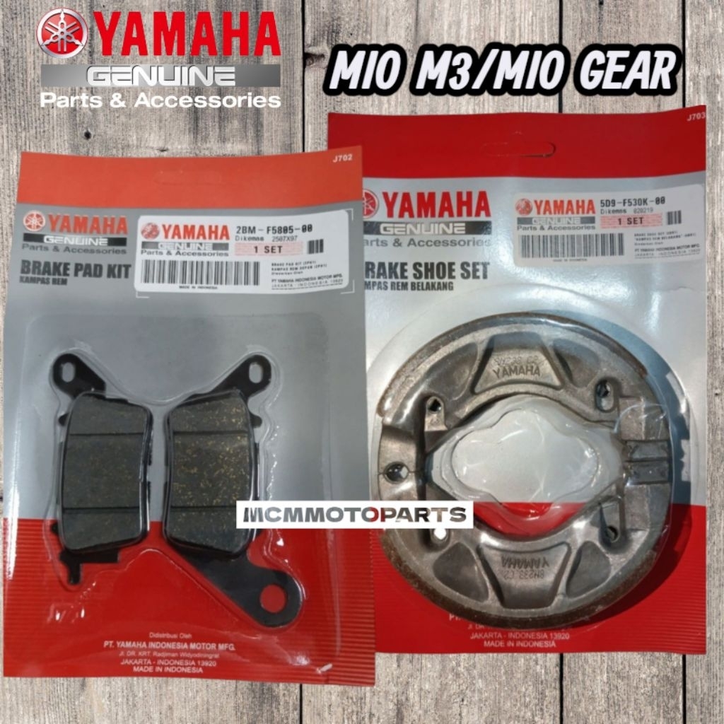 YAMAHA Mio gear, Mio Gravis, Soul i 125, Mio M3 125 Aerox, v1 v2 Brake ...