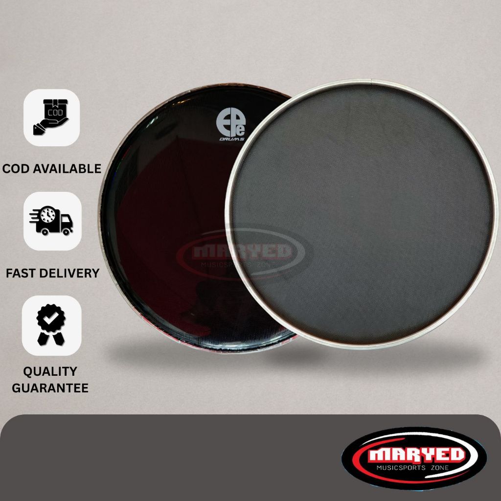 Epe Drumhead size 14" Black Maxx | Shopee Philippines