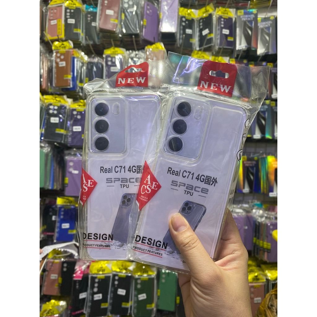 clear case for realme c71 4g c75 c67 c65 c61 c63 c51 c53 note 60/60x note 50 etc. | Shopee ...