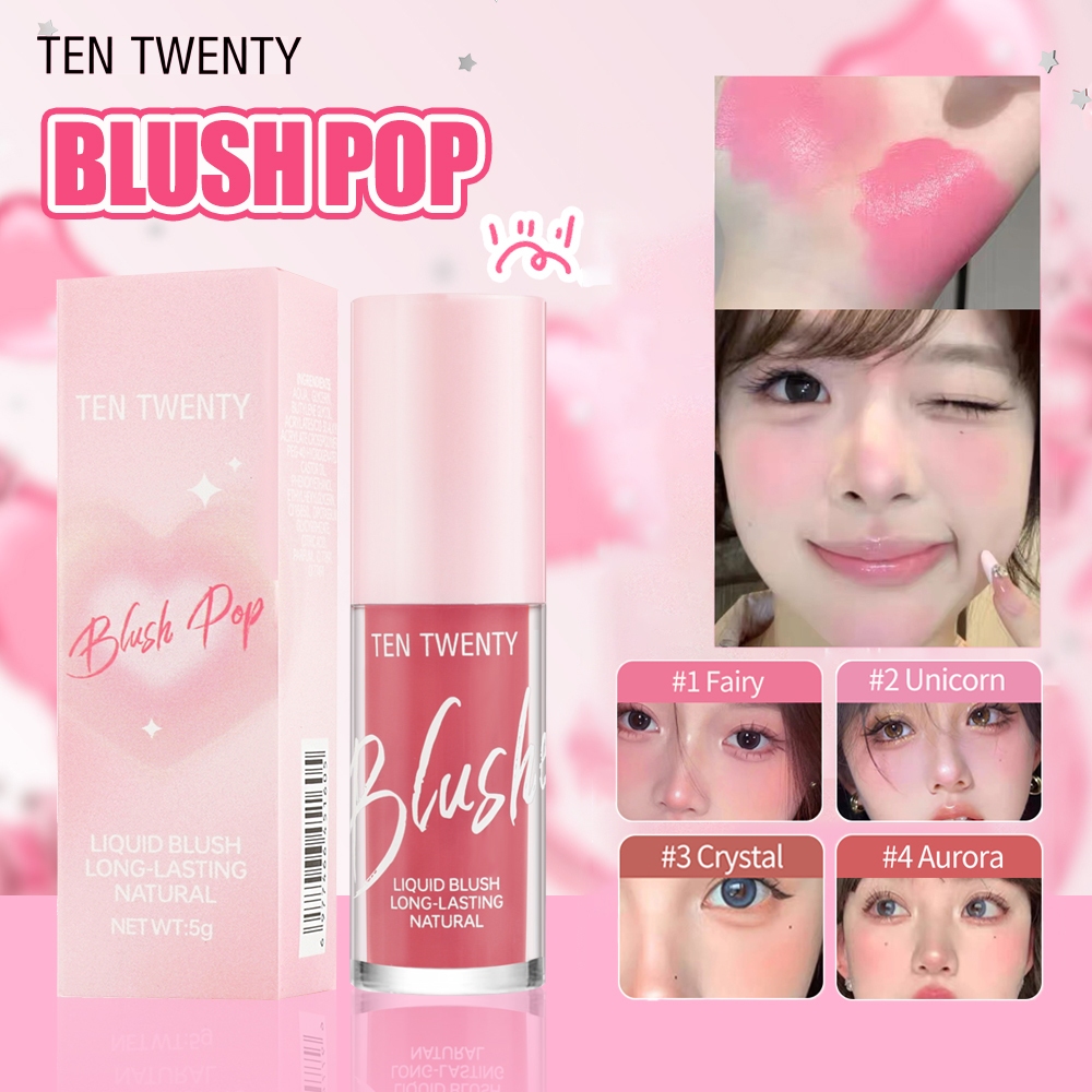 TEN TWENTY FDA Face Liquid Blusher Makeup Long-Lasting Matte Make Up ...