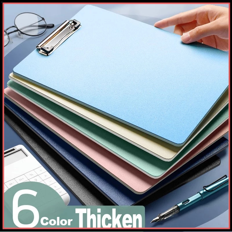 A4 Clipboard Hardboard Folder Student Writing Pad Paper Organizer ...