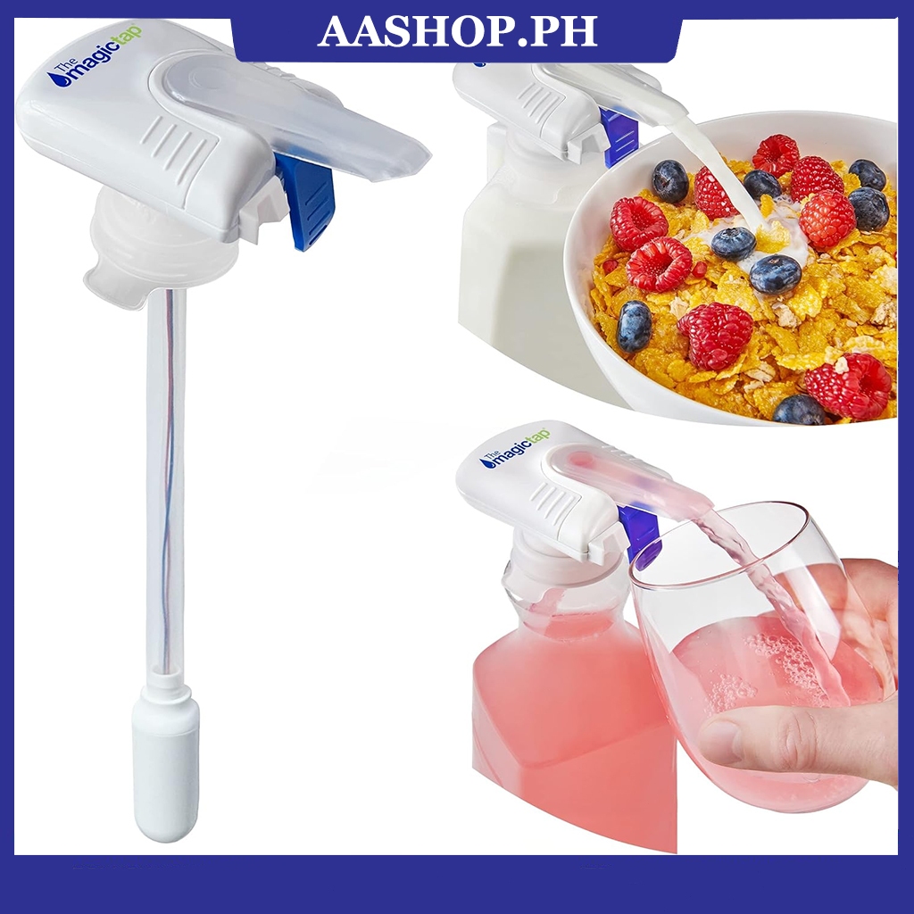 Automatic Drinking Straw Suction Pump Beverage Dispenser Magic Tap ...