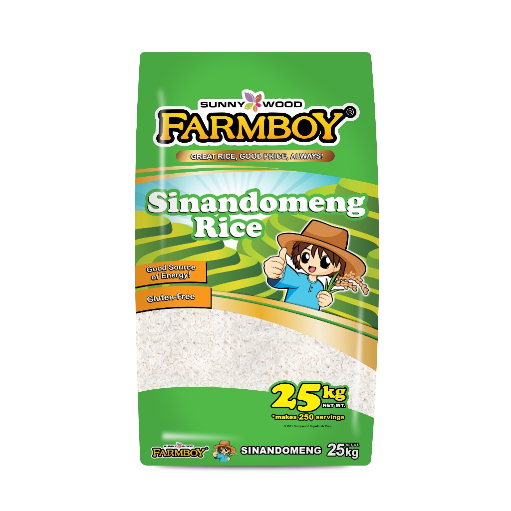 Farmboy Sinandomeng Rice 25kg | Shopee Philippines