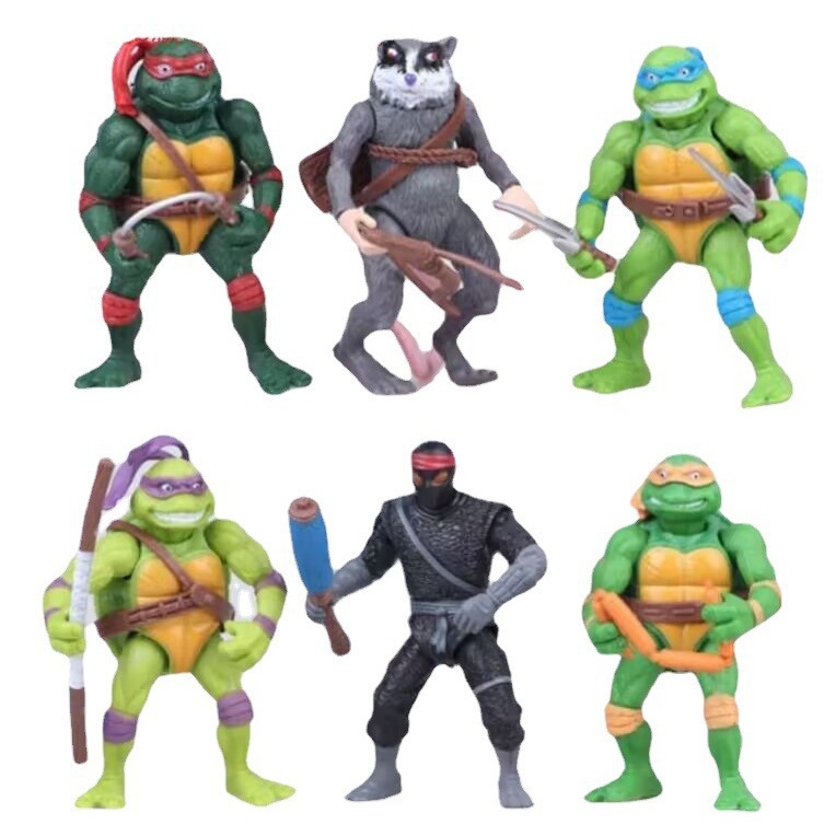 Teenage Mutant Ninja Turtles 2014 Movie Leo Don Mikey Raph Action ...