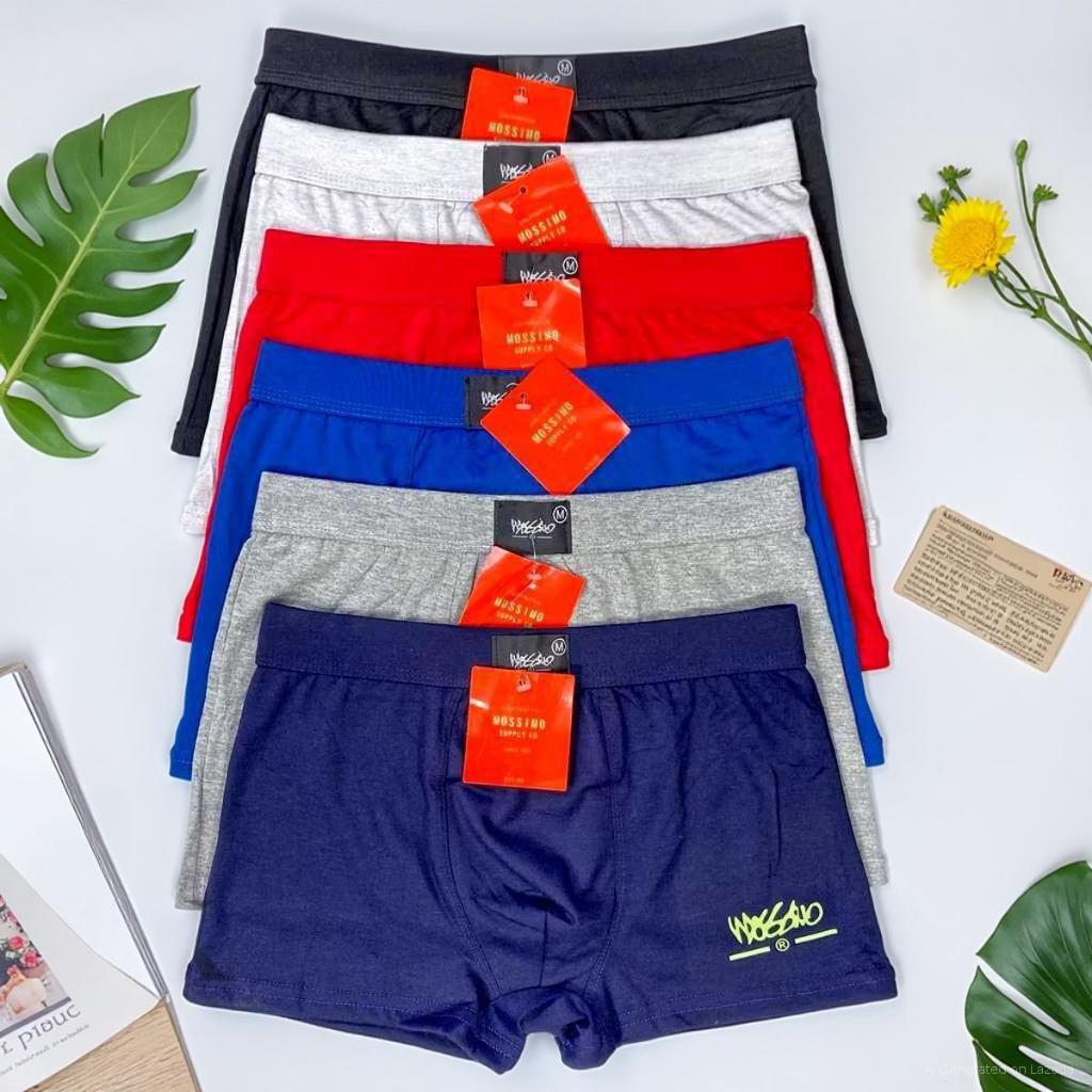 6pcs 12pcs BENCH Men's Underwear High Elastic Boxer Briefs Plus size ...