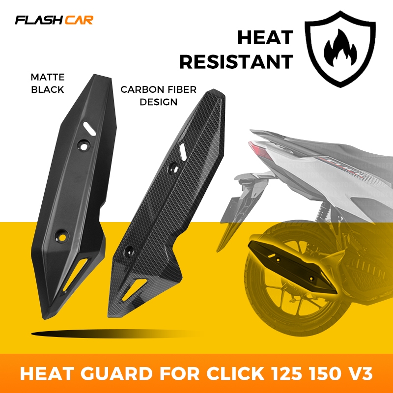 Honda Click Muffler Cover Heat Guard For 125i/150i V2 V3 Motorcycle ...