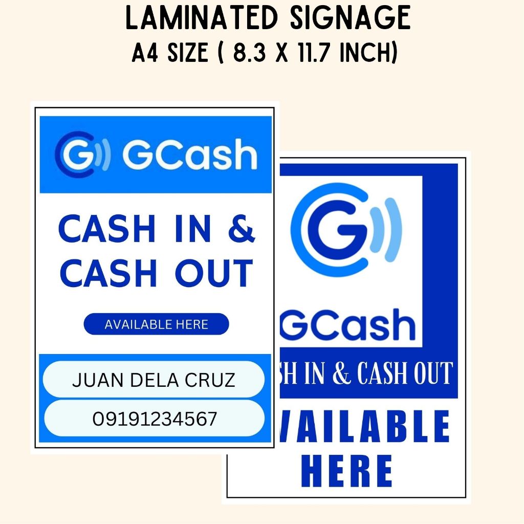 Shop gcash signage for Sale on Shopee Philippines