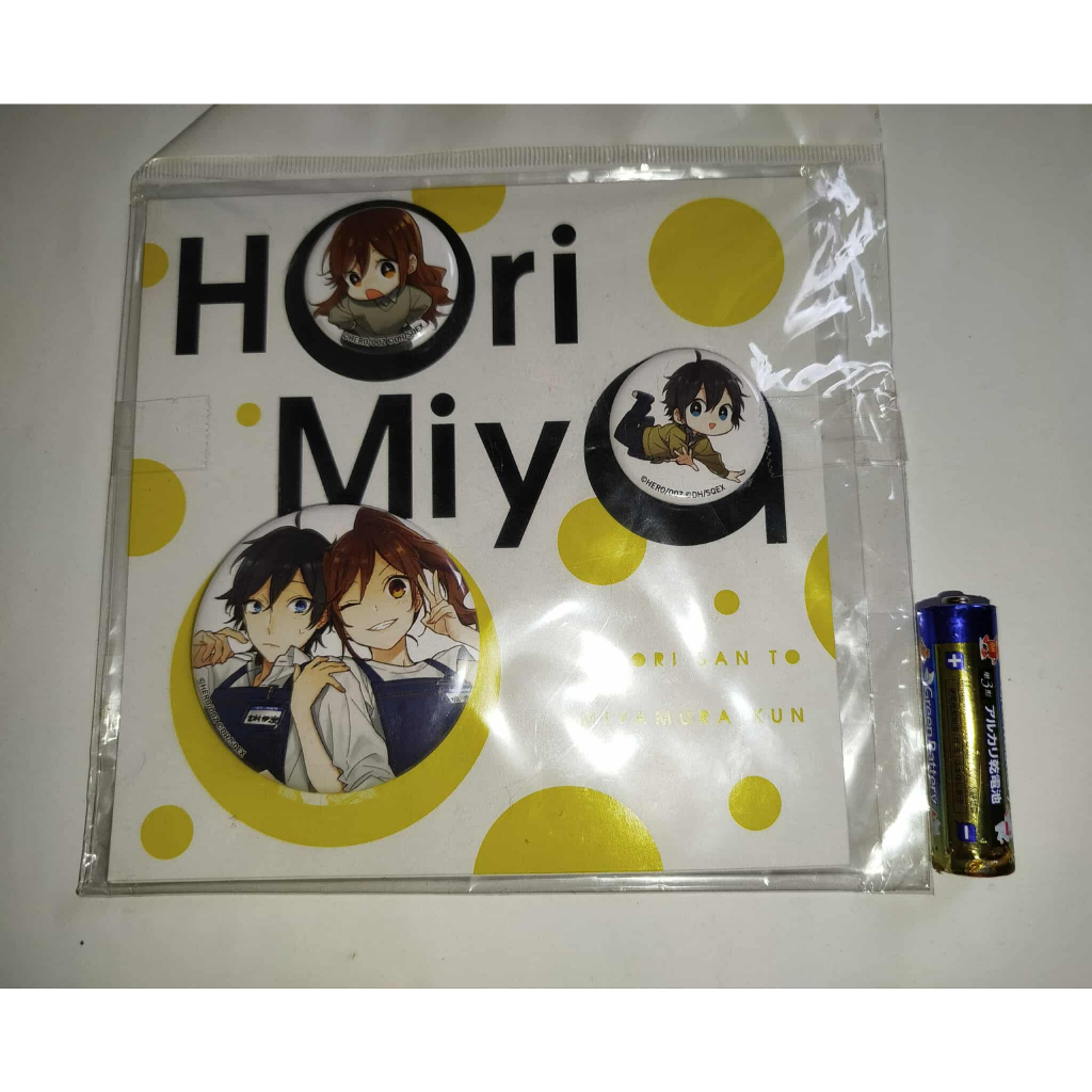 Horimiya Anime Can Badge Set (Official) | Shopee Philippines