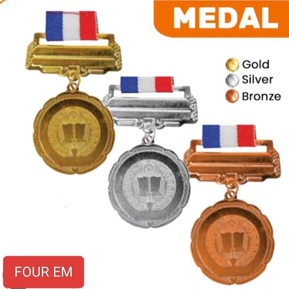 1 PC Medal ordinary, available in gold, silver and bronze. Small ...