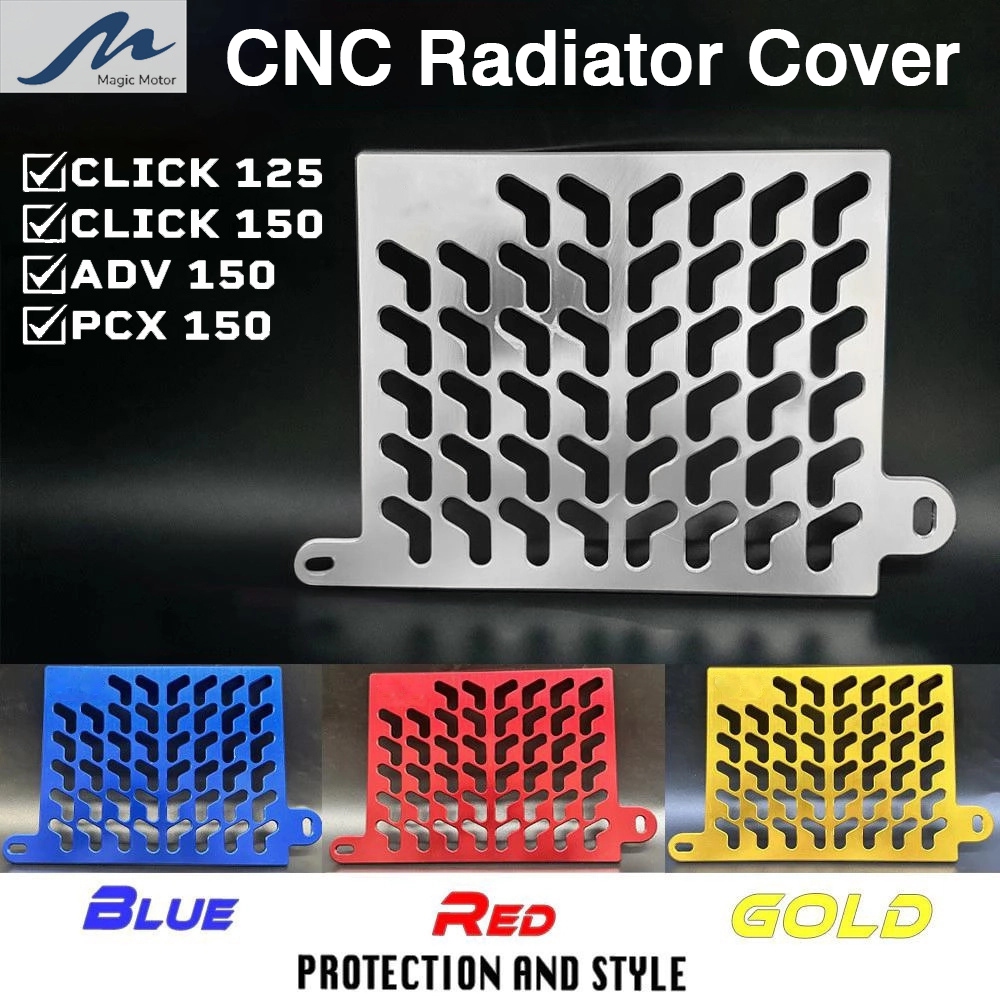 CNC Radiator Cover Aerox 155 &Nmax 155 ARM Coolant Cover Radiator Cover ...