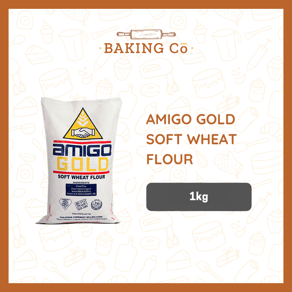 Amigo Gold Soft Wheat Flour - 1kg | Shopee Philippines