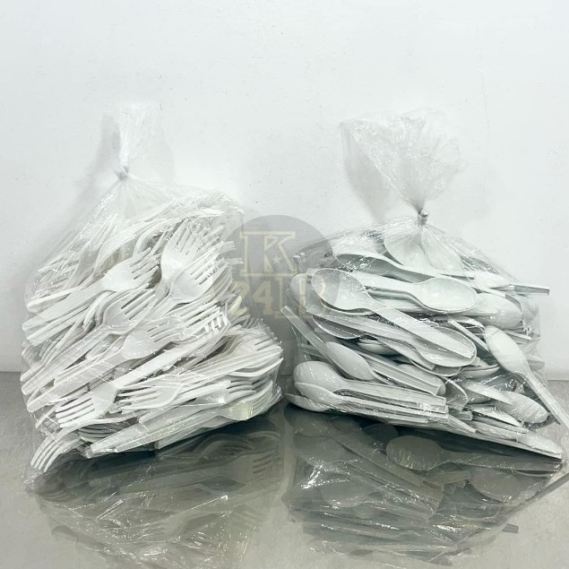 (1kg) Disposable Spoon & Fork (choose variation) | Shopee Philippines