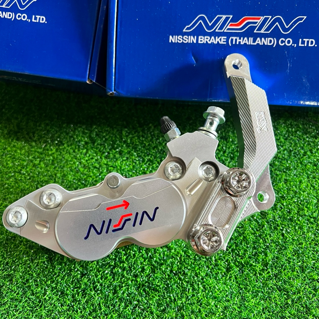 NISSIN 4POT CALIPER WITH BRACKET 4POT 260MM CLICK PCX NMAX AEROX ...