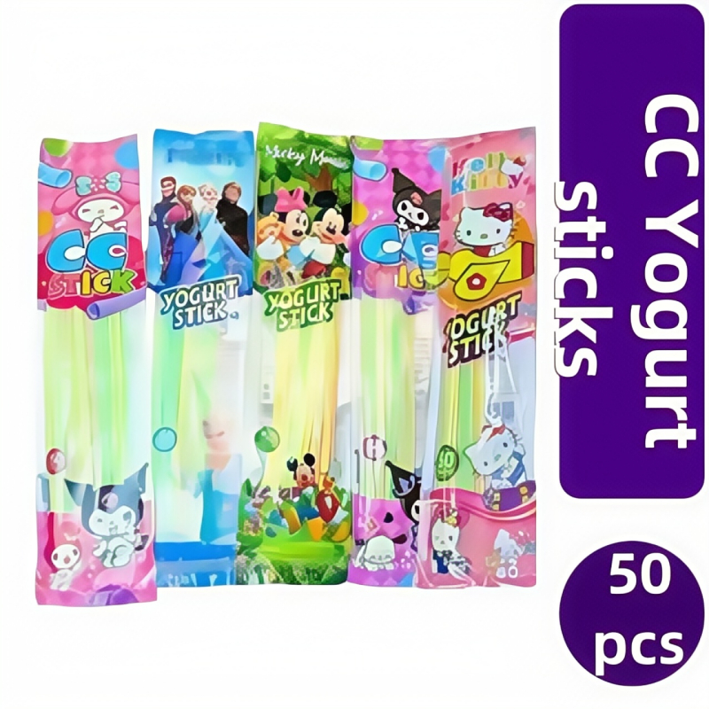 50pcs CC Yogurt sticks / Cartoon Characters / Yogurt bars | Shopee ...