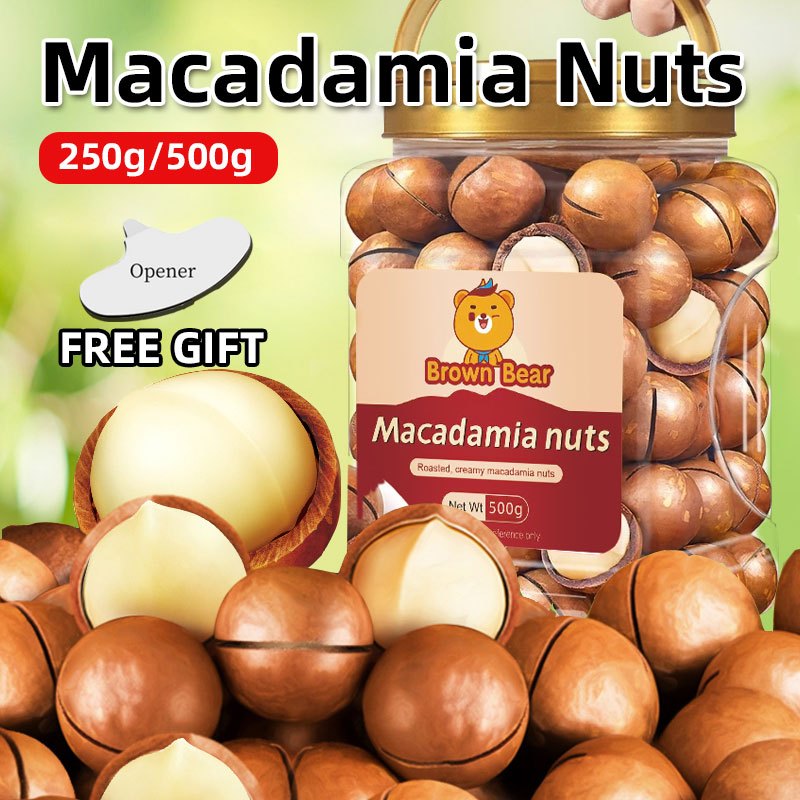 Roasted pure macadamia nuts unsalted 250g / 500g Healthy Snacks ...