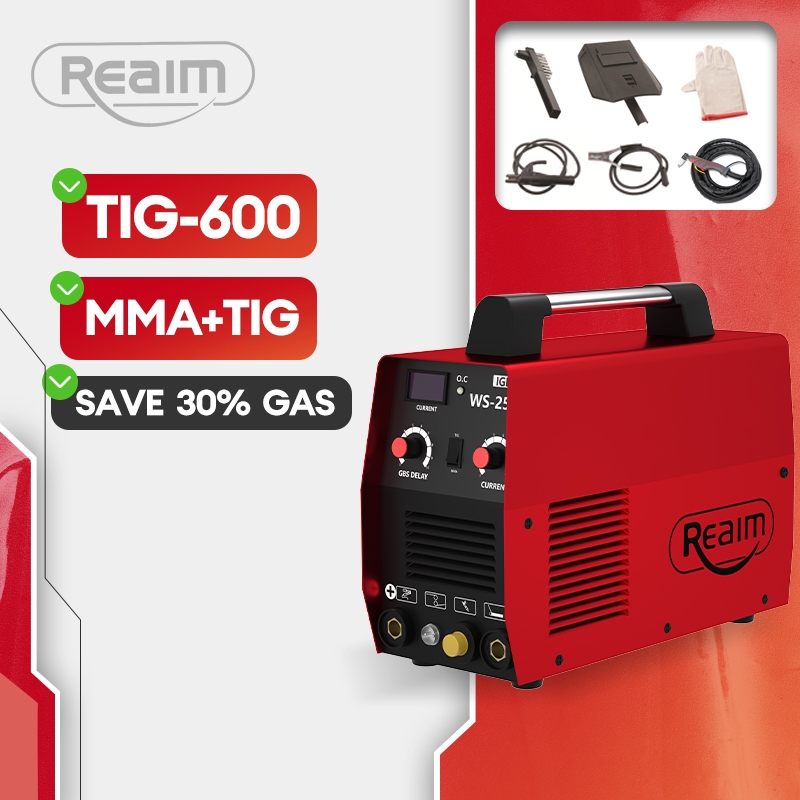 REAIM TIG Welding Machine Inverter Portable Arc MMA/TIG 2in1 Welder ...