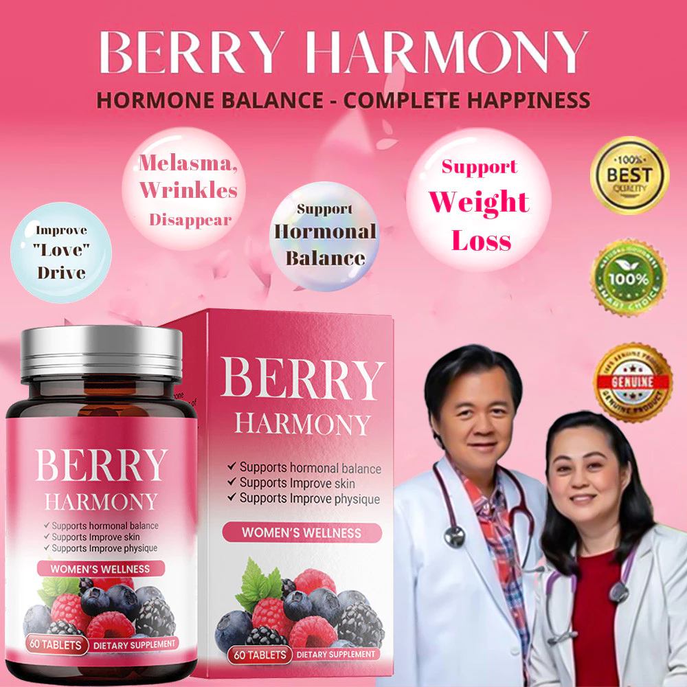 Berry Harmony Supplement for Women Wellness Dietary Supplement Collagen Harmony Balance | Shopee ...
