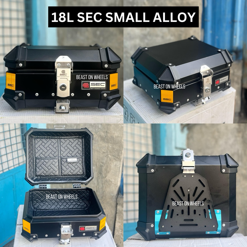 ORIGINAL SEC 18L 28L Plastic Alloy Topbox Top Box | Shopee Philippines