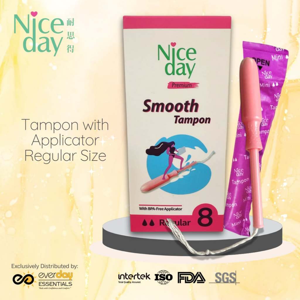 TAMPONS WITH APPLICATOR - REGULAR SIZE - NICE DAY | Shopee Philippines