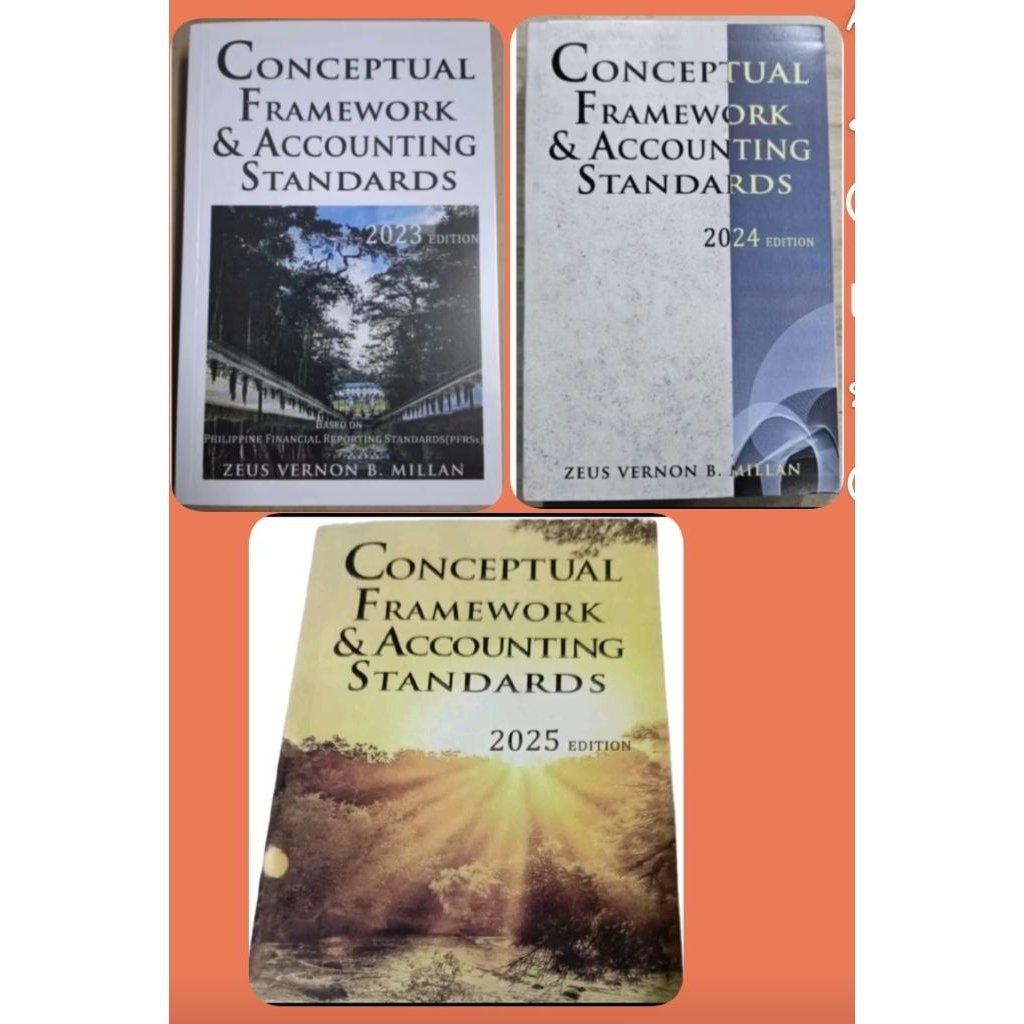 CONCEPTUAL FRAMEWORK & ACCOUNTING STANDARDS 2023-2024-2025 ed.by millan ...