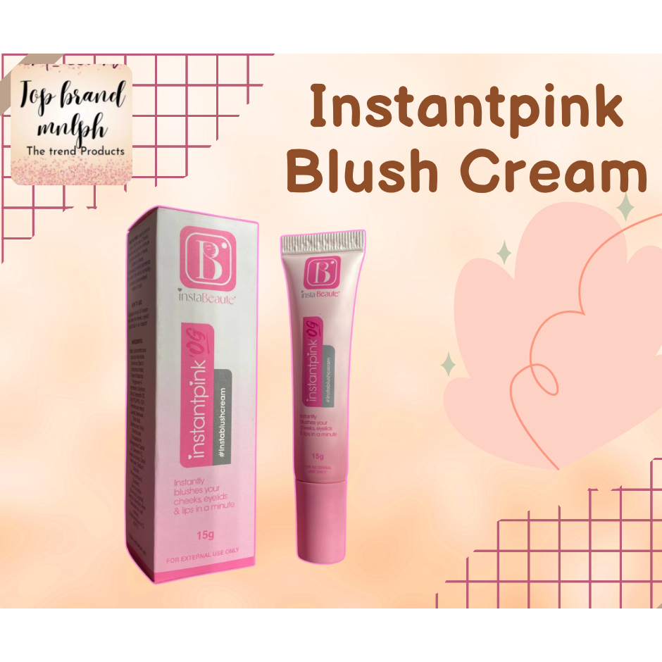 Instabeaute Instantpink 15g | Natural Look, Long-Wear Blush for ...