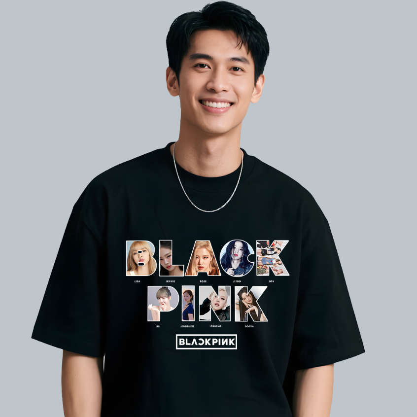 BLACKPINK Lightstick Tshirt Born Pink Tour 2025 Kpop Merch 100% Cotton ...