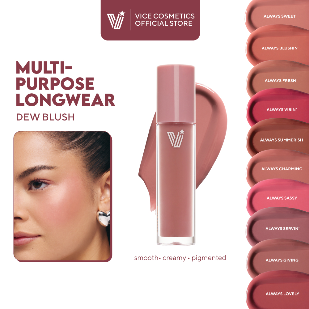 VICE CO. Dew It All Liquid Blush - Long-wearing, Multi Use, Cream Blush | Shopee Philippines