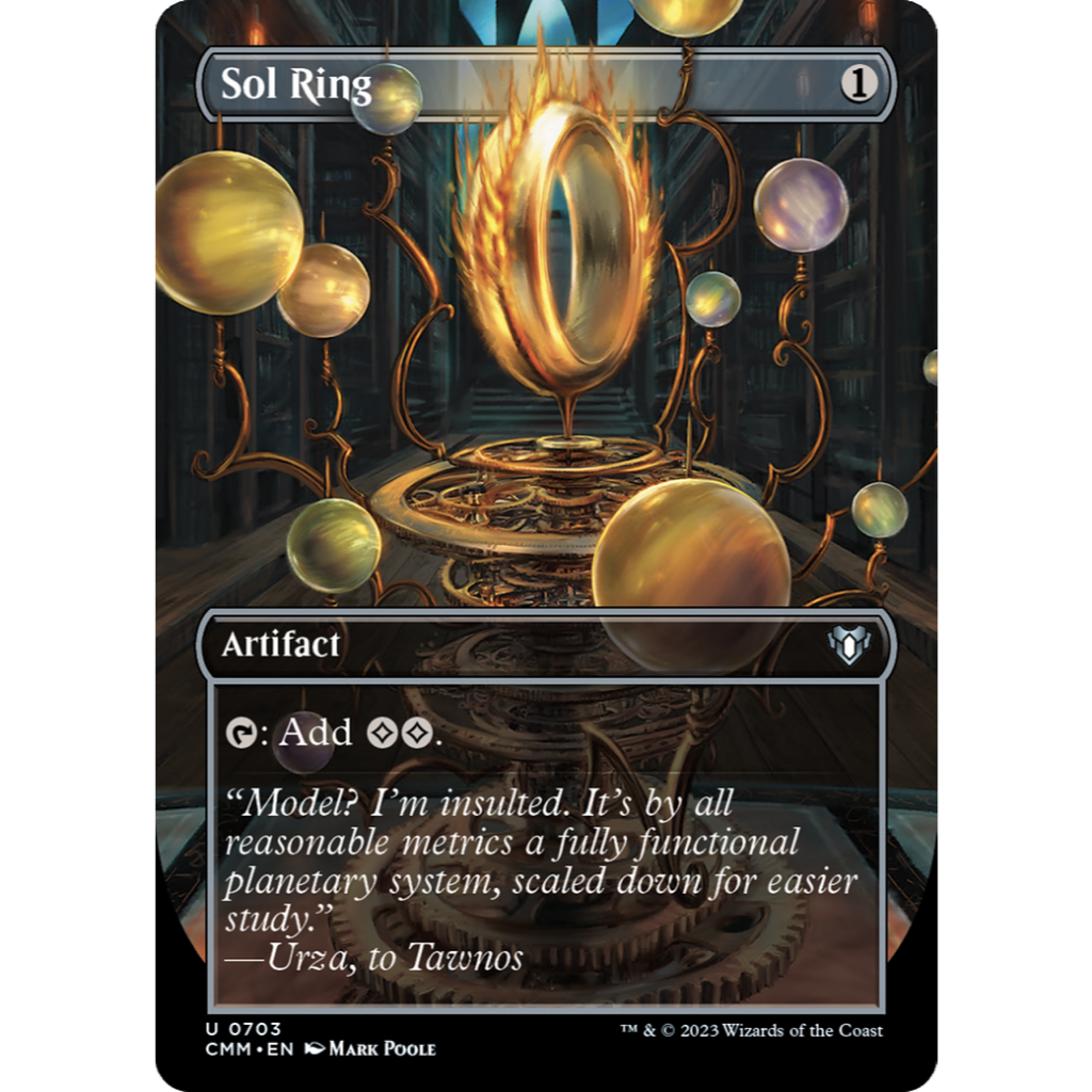Sol Ring CMM 703 MTG Proxy | Shopee Philippines