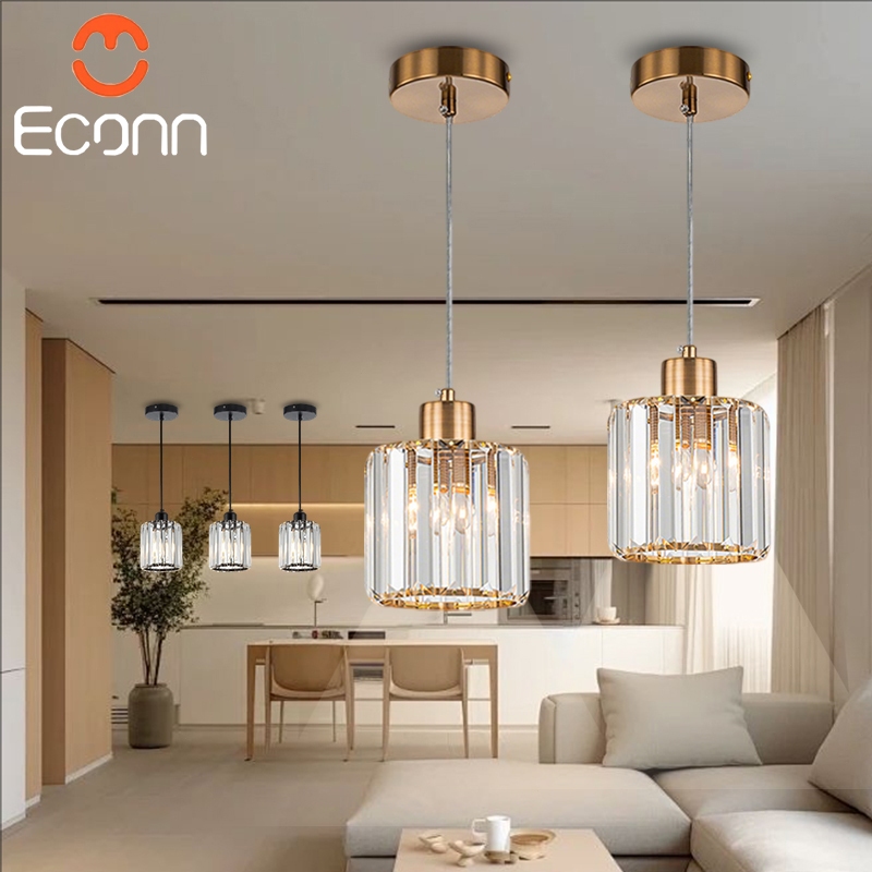 Pendant Light Nordic Crystal Chandelier Creative Ceiling Drop Light ...