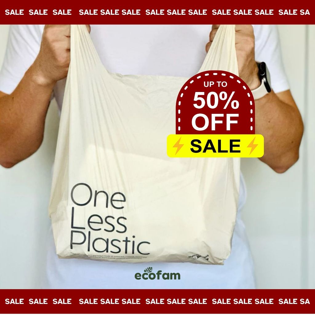 50pcs Eco friendly Sando Bag - Plant-based Compostable Cornstarch ...