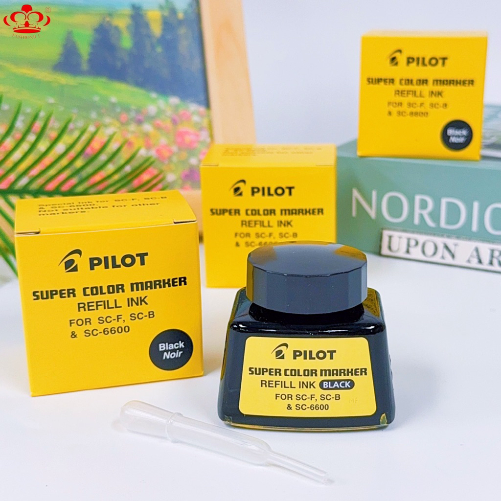 Pilot Super Color Bottled Ink Pen 0ml Original Refill For SC-F / SC-B ...