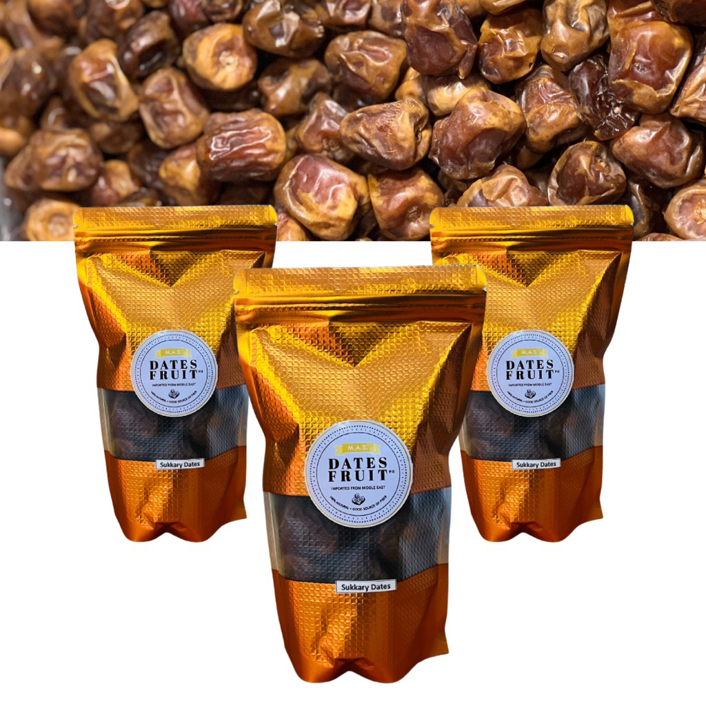 Sukkary Dates Fruit 200 Grams (Resealble Pouch)- imported from saudi ...