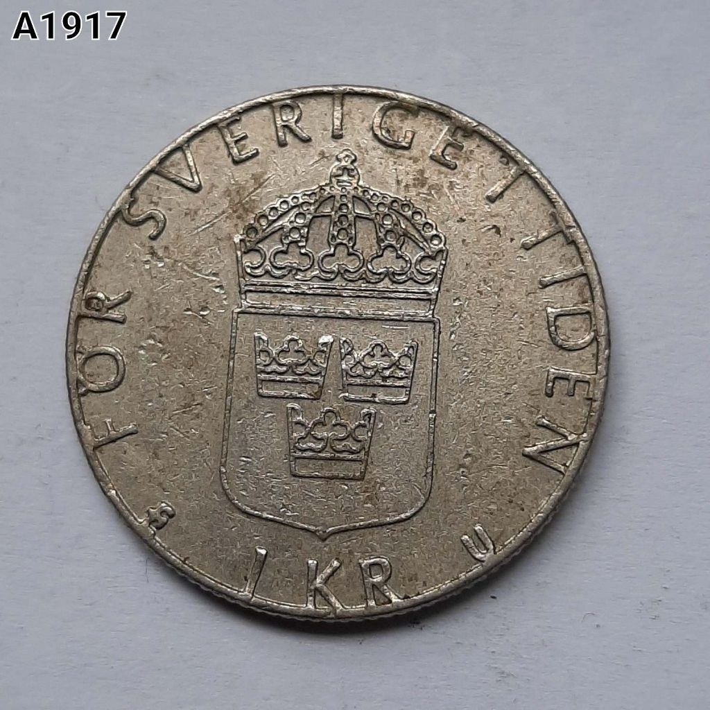 A1917 SWEDEN 1981 1 KRONE DEMONETIZED OLD WORLD COIN COLLECTION | Shopee Philippines