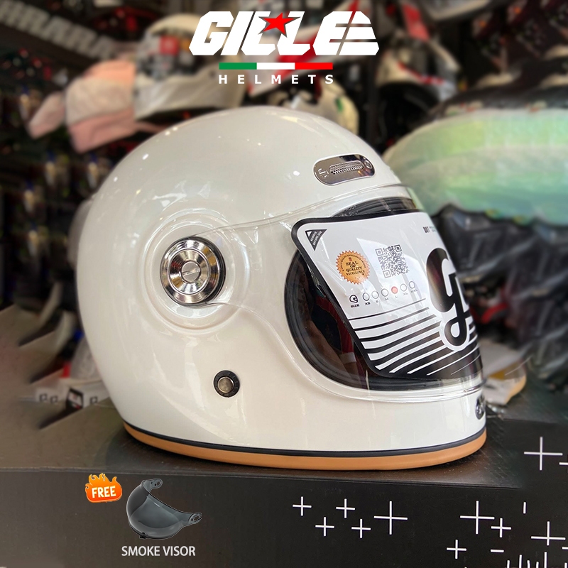 GILLE Official ATAVISTIC Classic helmet For Motorcycle Full Face ...