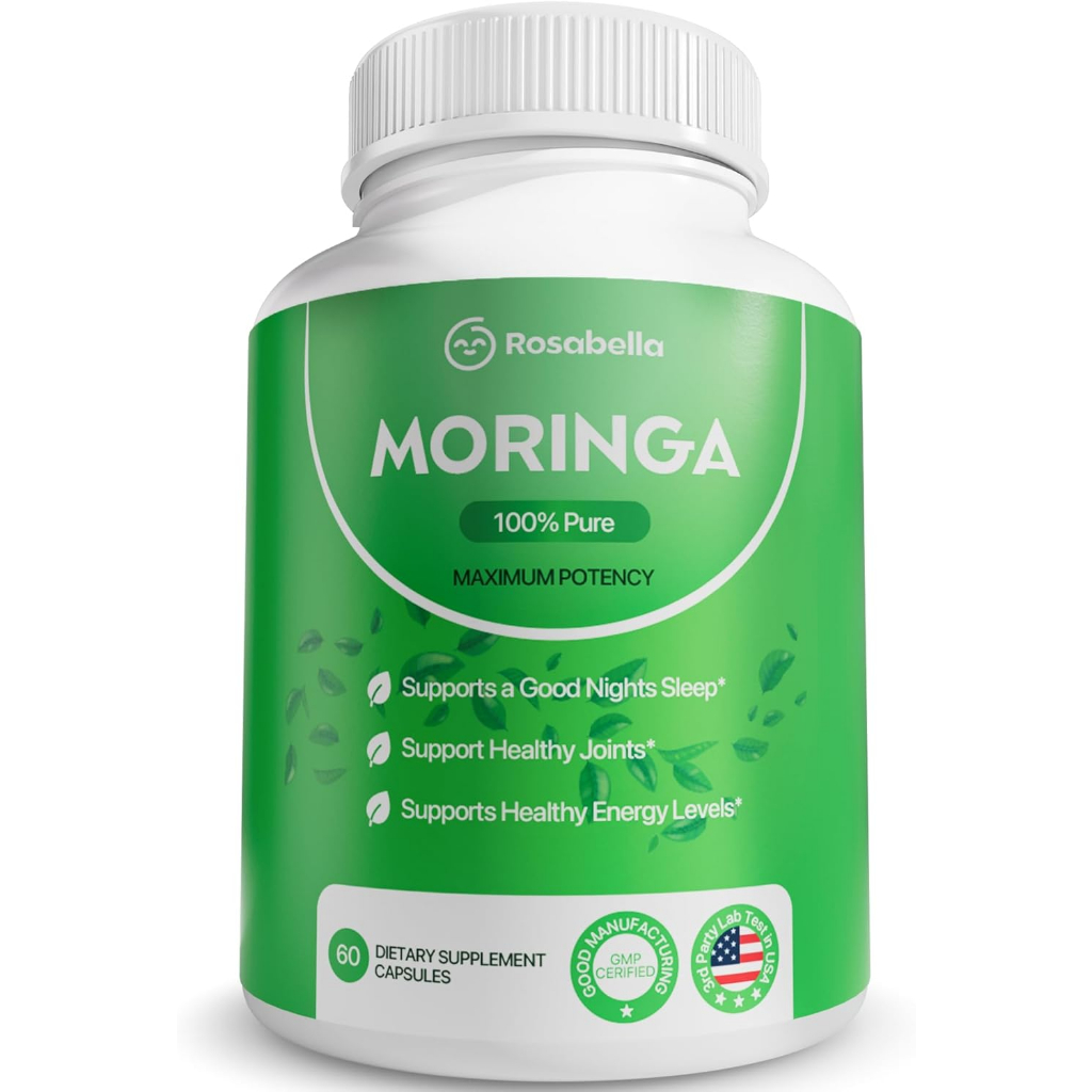 Moringa Capsules - Pure Moringa Powder, Rich in Antioxidants, Essential ...