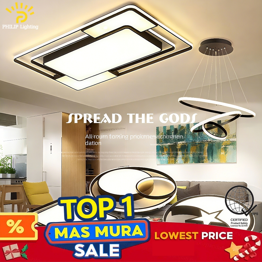 PHILIP Lighting LED Ceiling Light 3 Color Modern Ceiling Lamp ...