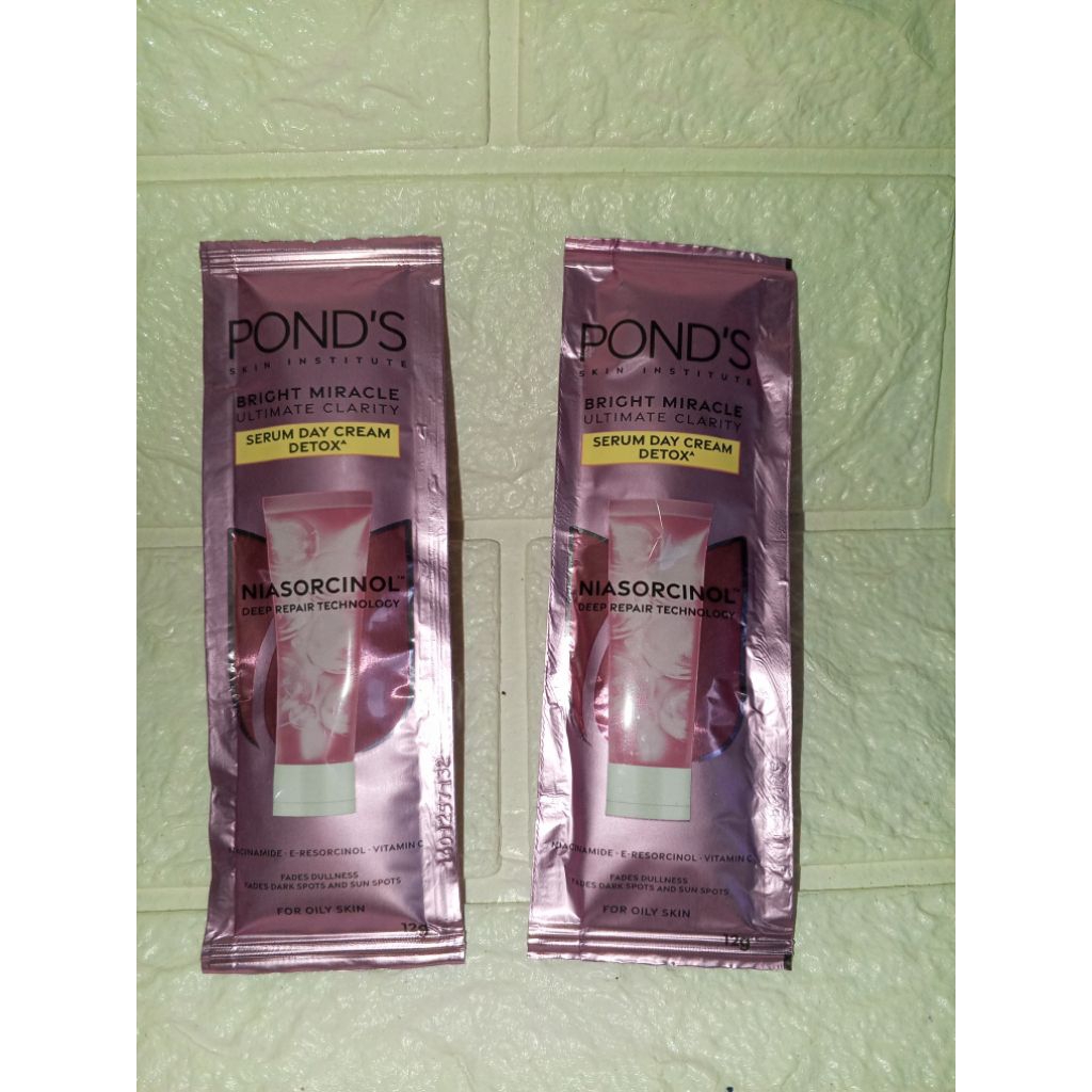 Sale''' Ponds Bright miracle serum day cream Detox (12g) buy 1 take 1 ...