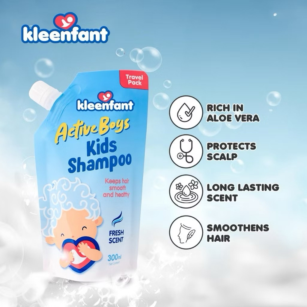 ACTIVE BOYS & GIRLS KIDS SHAMPOO( KLEENFANT) | Shopee Philippines
