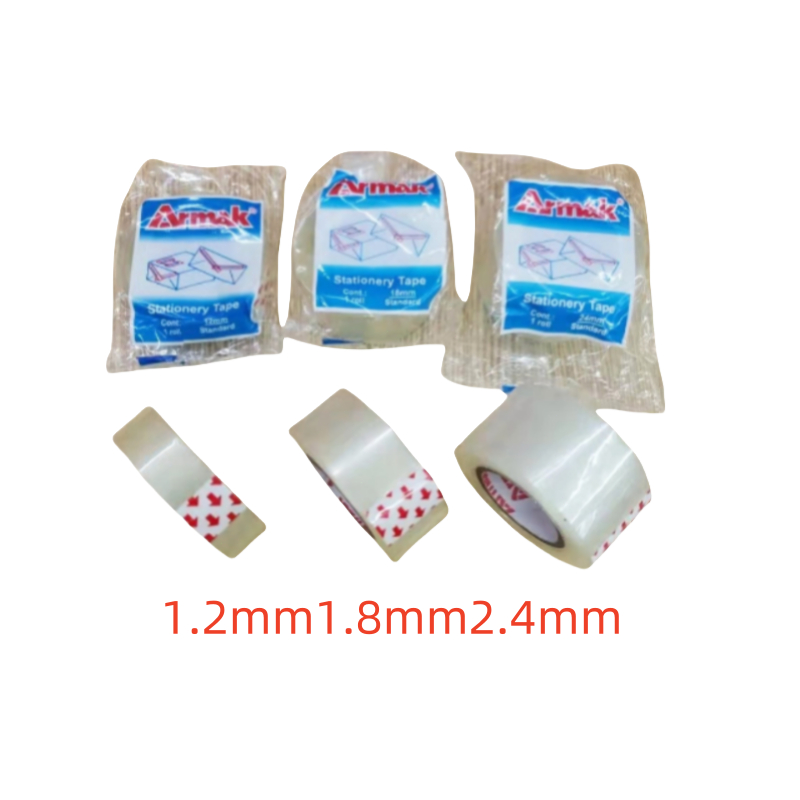 1Pcs ARMAK Stationery Tape Clear 50 yards 12mm, 18mm, 24mm | Shopee ...