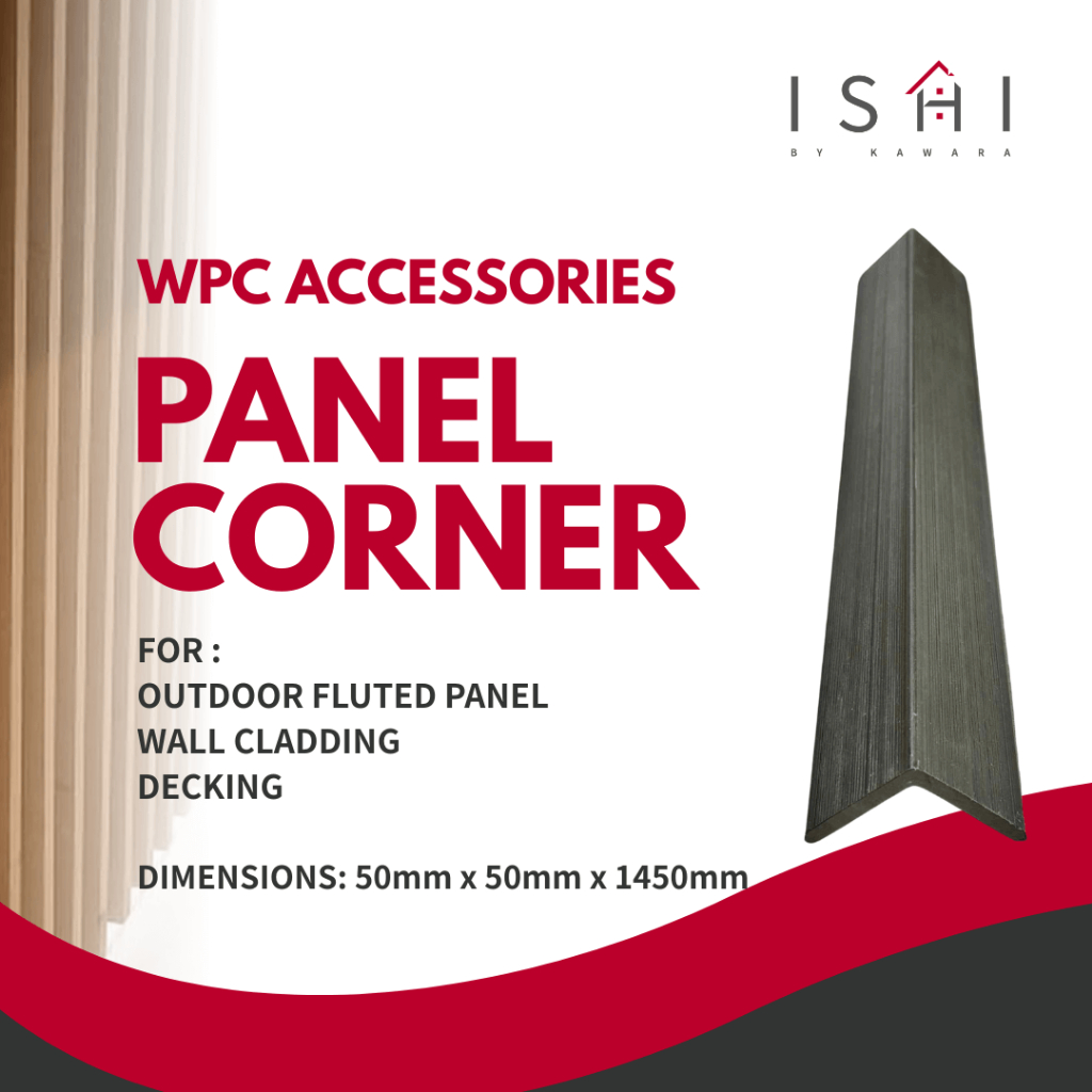 ISHI Panel Corner l WPC Accessories 50mm x 50mm x 1450mm | Shopee ...