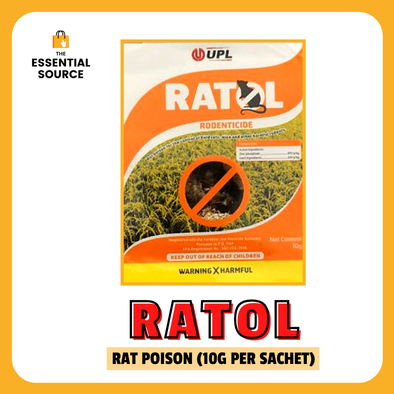 RATOL RODENTICIDE Rat Poison Killer Rodenticide Pest Control Pesticide ...
