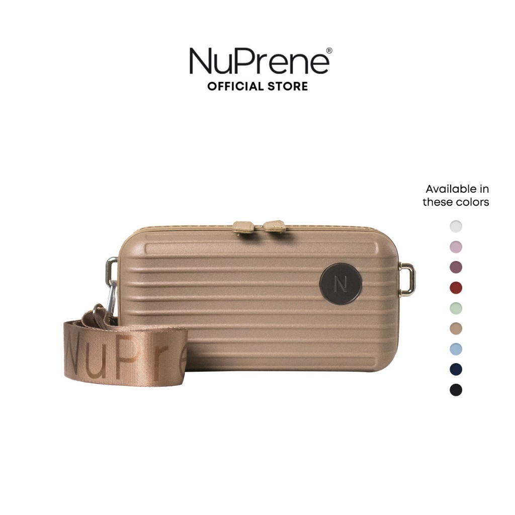 NuPrene - The Lucca Bag - Robust Mini Travel Bag in Mocha - With ...