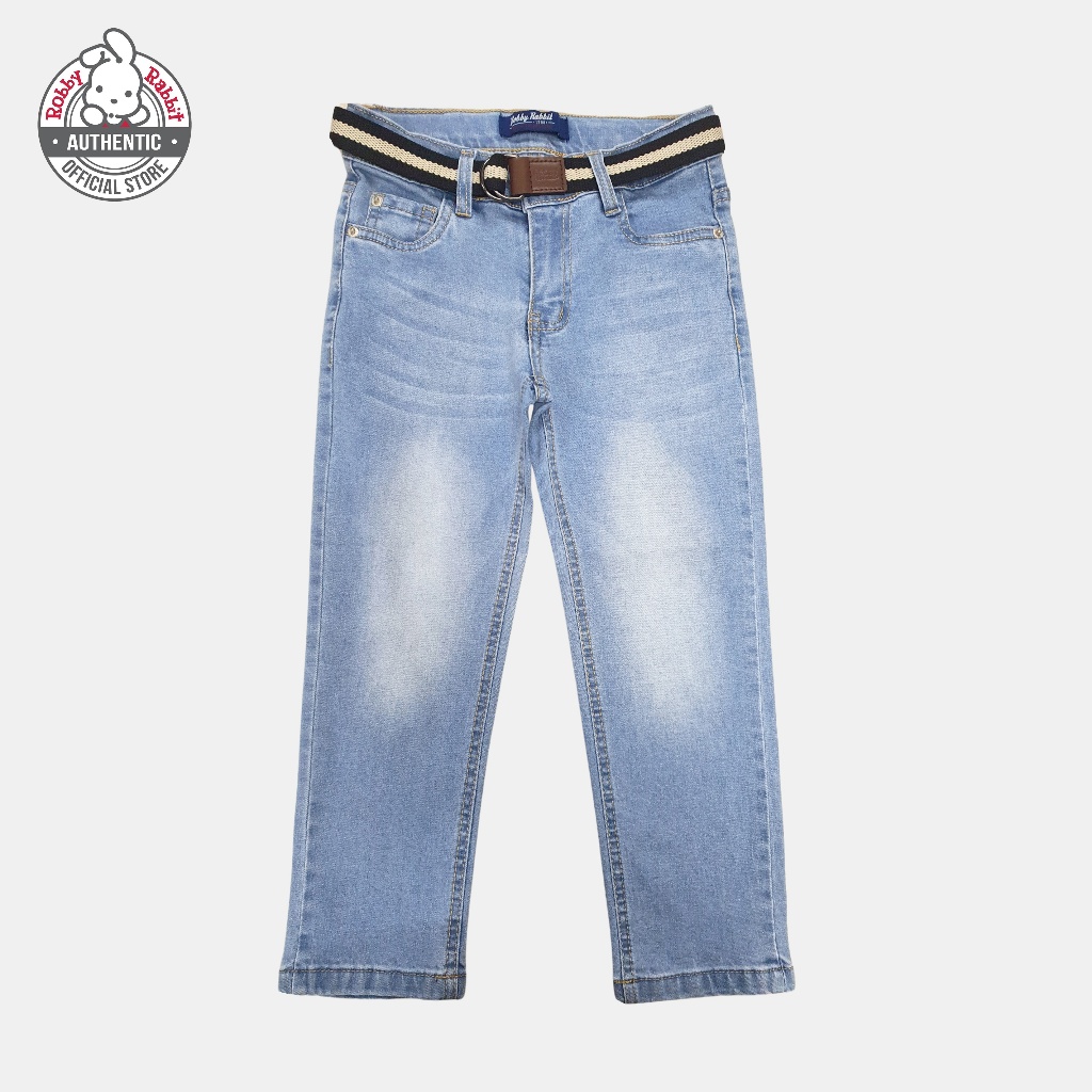 Robby Rabbit Tropical Blue Denim Pants (Light Blue) | Shopee Philippines