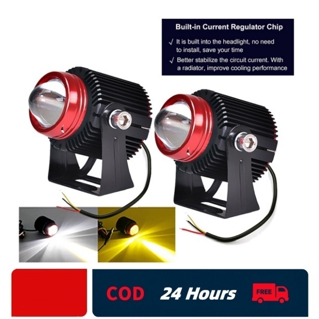 2Pcs Mini Driving Light V2 Original Dual Color Waterproof Mini Driving ...
