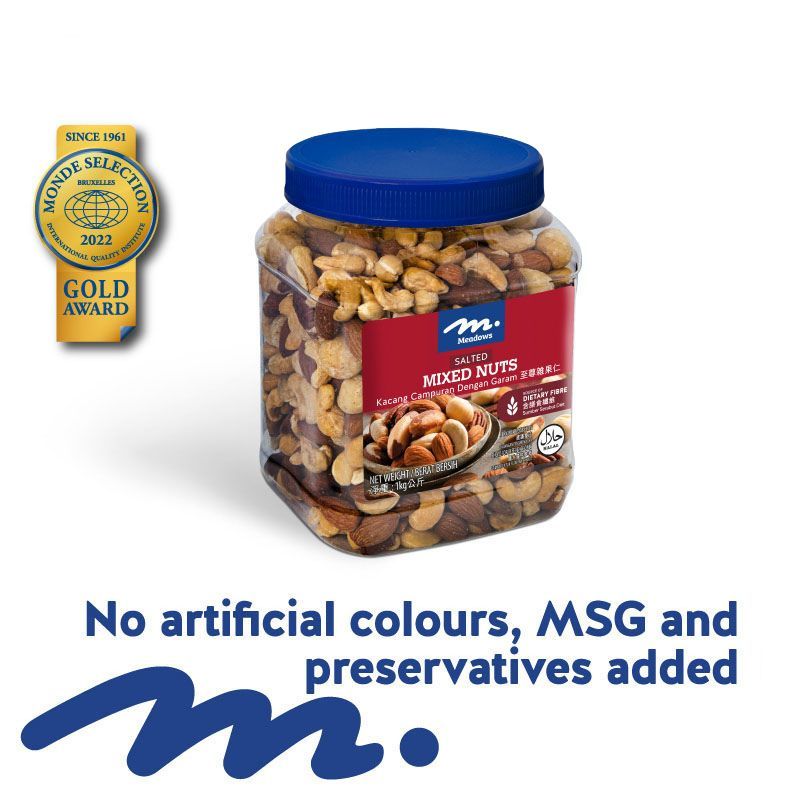 Meadows Salted Mixed Nuts 1KG | Shopee Philippines
