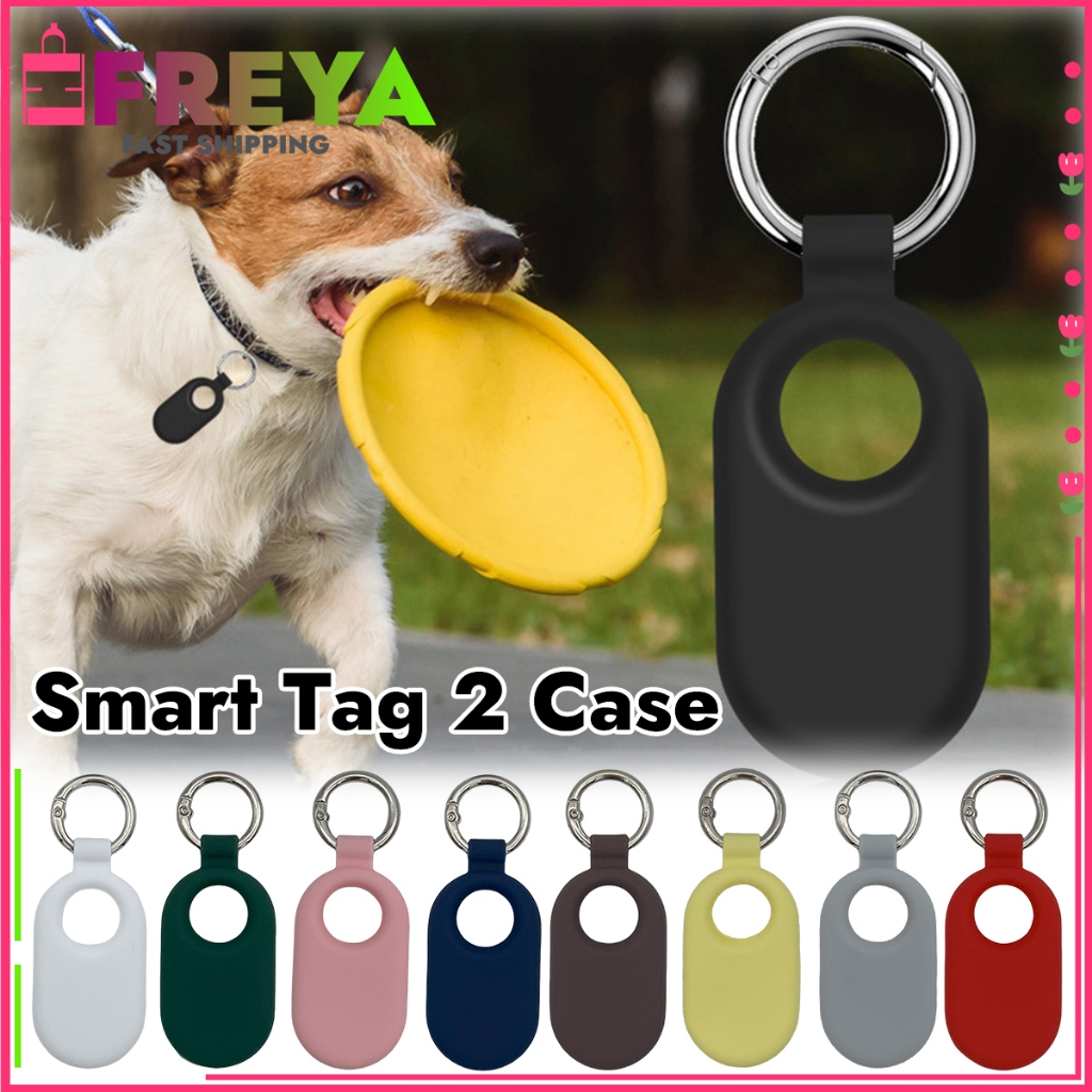 Multicolor Silicone Smart Tag 2 Case with Keychain Samsung Galaxy Smart ...