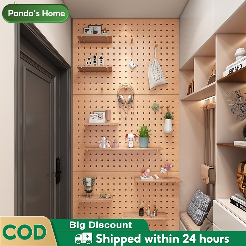 Solid Wood Wall Rack 60/80/120cm Display Rack Storage Rack Combination ...